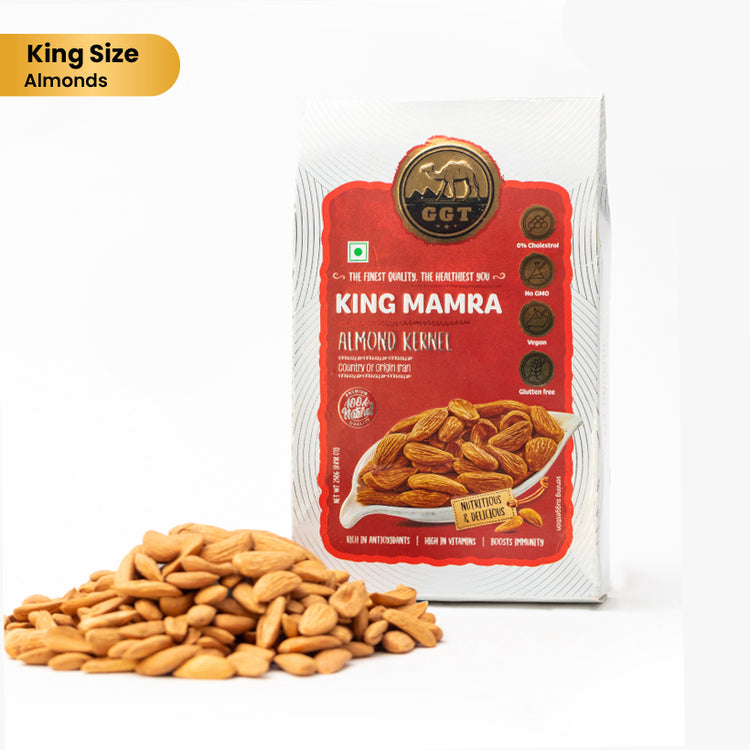 Buy Premium Mamra Almonds Online in India | Original Mamra Badam – GGT
