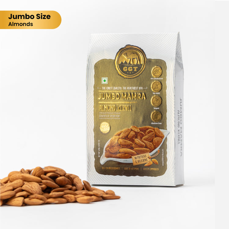 Buy Premium Mamra Almonds Online in India | Original Mamra Badam – GGT